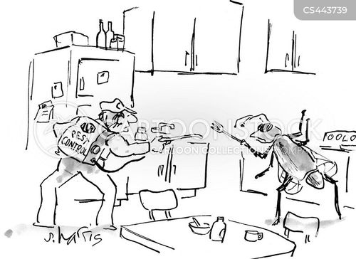 Pest Controller Cartoons and Comics - funny pictures from CartoonStock