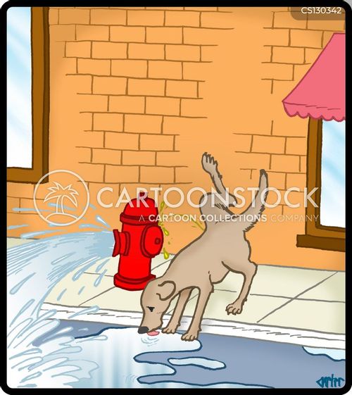 Fire Hydrant Cartoons and Comics - funny pictures from CartoonStock