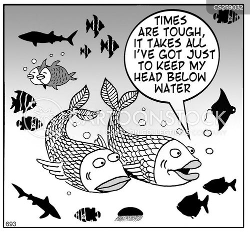 Head Above Water Cartoons and Comics - funny pictures from CartoonStock