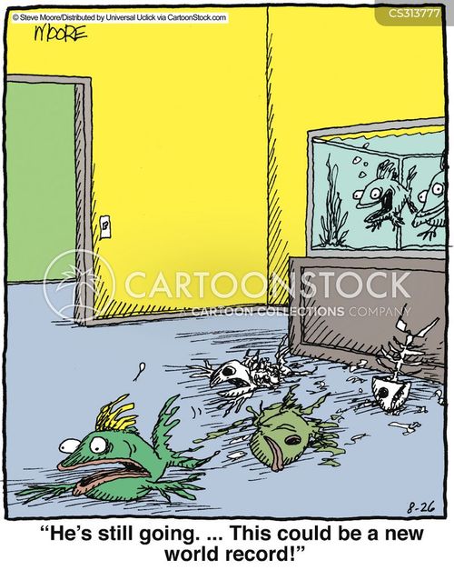 Fish Climbing Tree Cartoons and Comics - funny pictures from CartoonStock