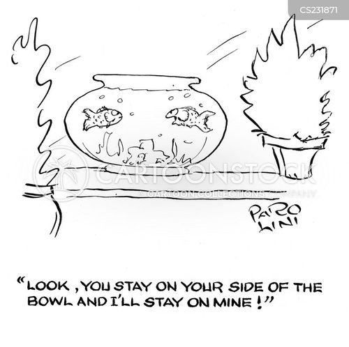 Fish In Fishbowl Cartoons and Comics - funny pictures from CartoonStock