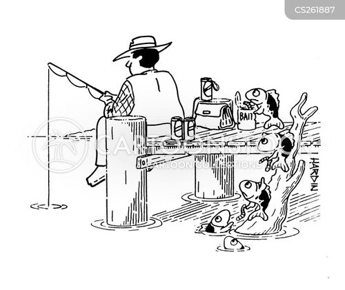 Fishing Lure Cartoons and Comics - funny pictures from CartoonStock
