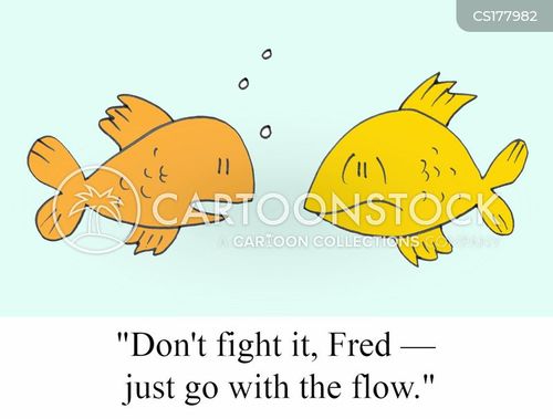 Going With The Flow Cartoons and Comics - funny pictures from CartoonStock