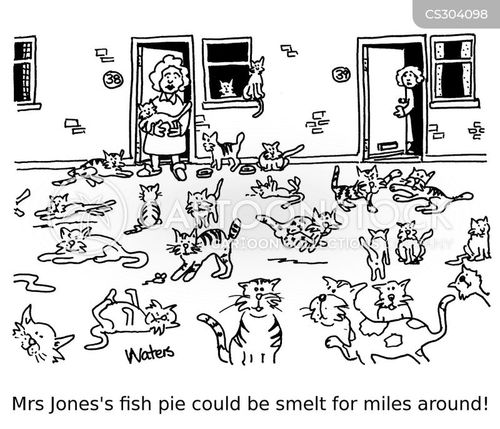 Fish Smell Cartoons and Comics - funny pictures from CartoonStock