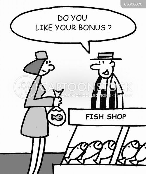 Funny Cartoon Dead Fish