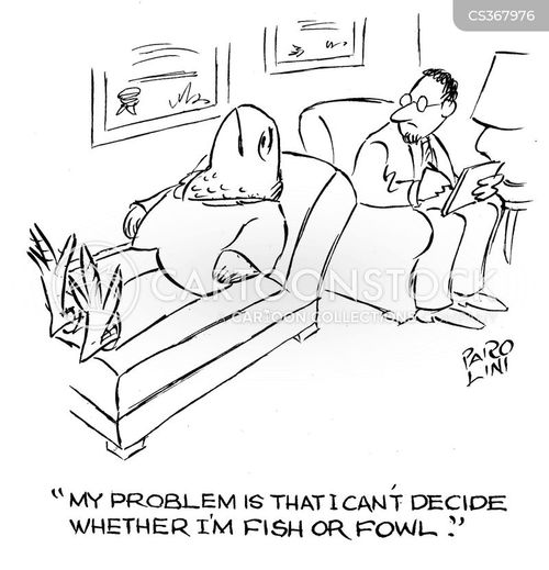 Fish Identity Cartoons and Comics - funny pictures from CartoonStock