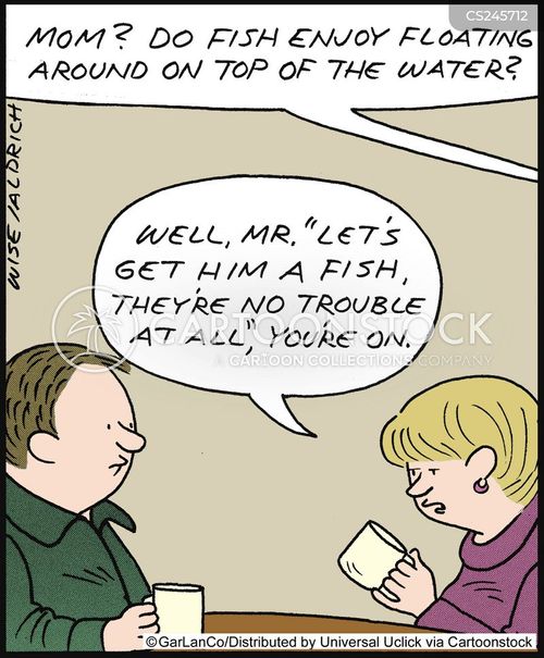 Fish Spawn Cartoons and Comics - funny pictures from CartoonStock