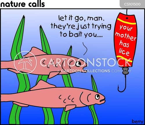 Baited Words Cartoons and Comics - funny pictures from CartoonStock