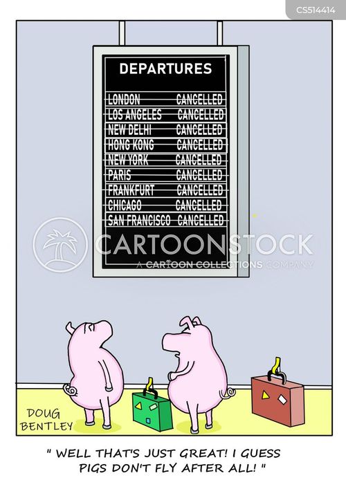 Flight Delays Cartoons and Comics - funny pictures from CartoonStock