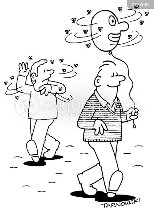 Insect Repellant Cartoons and Comics - funny pictures from CartoonStock