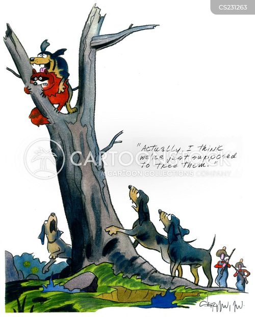 Fox Hunts Cartoons and Comics - funny pictures from CartoonStock