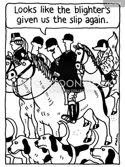 Fox Hunt Cartoons and Comics - funny pictures from CartoonStock