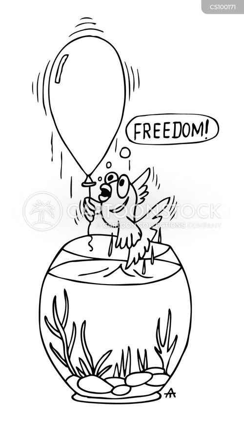 Breaking Free Cartoons and Comics - funny pictures from CartoonStock