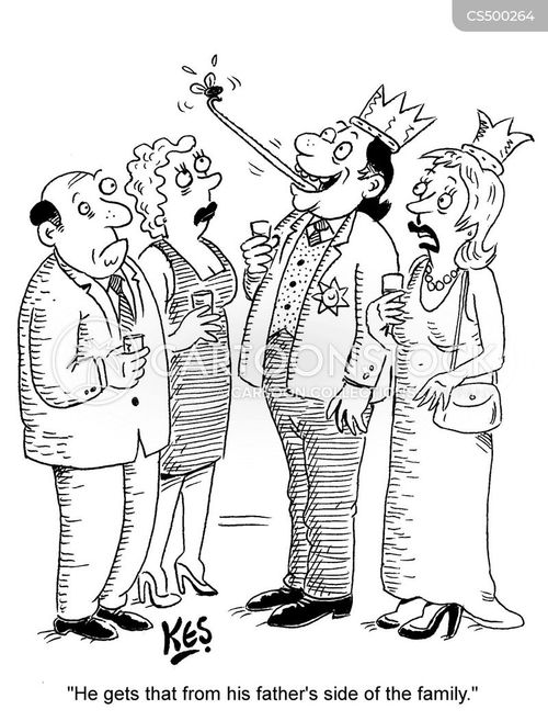 Family Traits Cartoons and Comics - funny pictures from CartoonStock