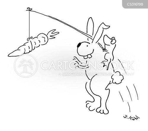 Dangling Carrots Cartoons and Comics - funny pictures from CartoonStock