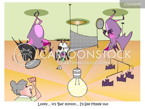 Badminton Cartoons and Comics - funny pictures from CartoonStock
