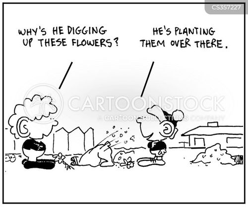 Planted Cartoons and Comics - funny pictures from CartoonStock