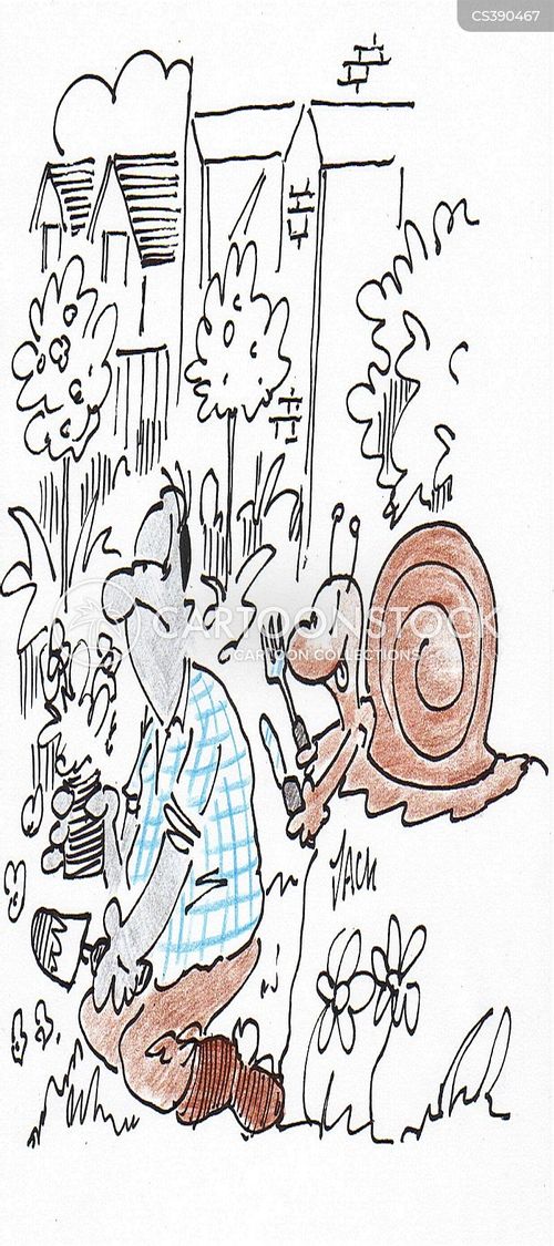 Snail Attack Cartoons and Comics - funny pictures from CartoonStock
