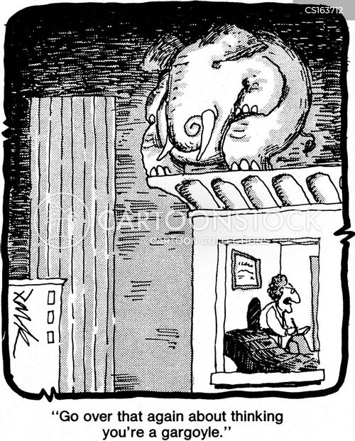 Gargoyle Cartoons and Comics - funny pictures from CartoonStock