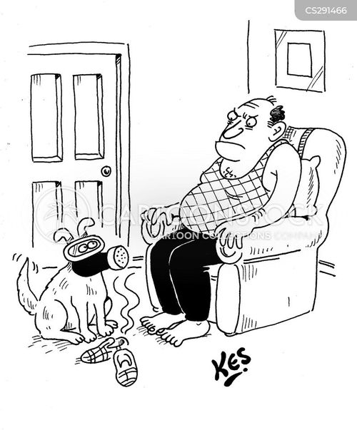 Smelly Feet Cartoons and Comics - funny pictures from CartoonStock