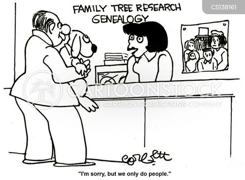 Family Historian Cartoons and Comics - funny pictures from CartoonStock