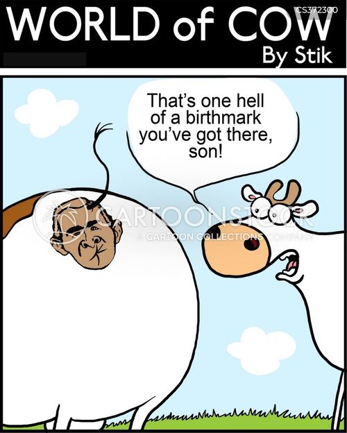 Birthmark Cartoons and Comics - funny pictures from CartoonStock