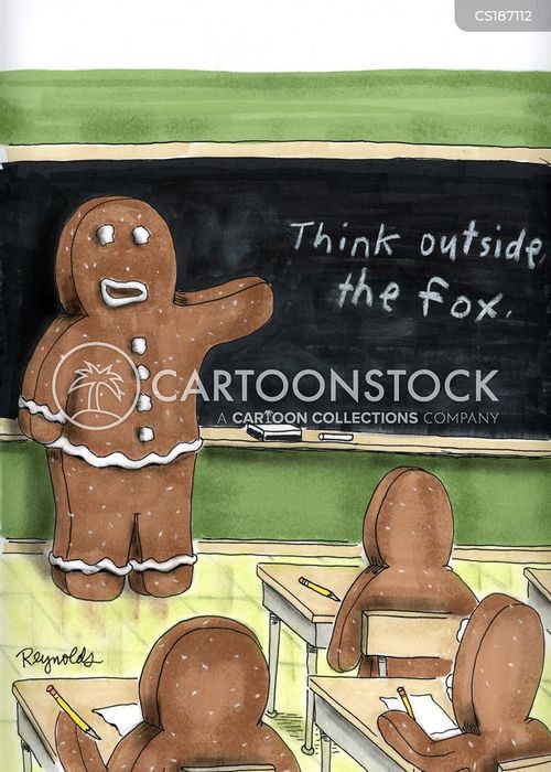The Gingerbread Man Cartoons and Comics - funny pictures from CartoonStock