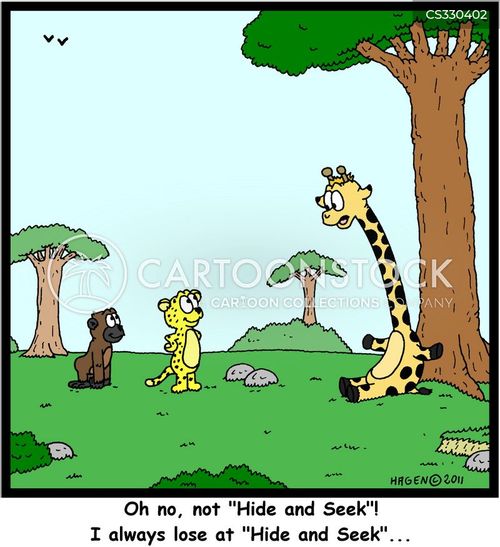 Hider Cartoons and Comics - funny pictures from CartoonStock