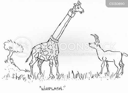 Neck Brace Cartoons and Comics - funny pictures from CartoonStock