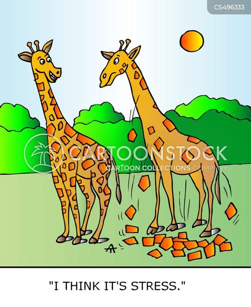 Giraffe Cough Cartoons and Comics - funny pictures from CartoonStock