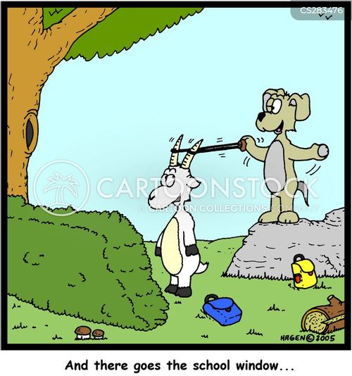 School Window Cartoons and Comics - funny pictures from CartoonStock