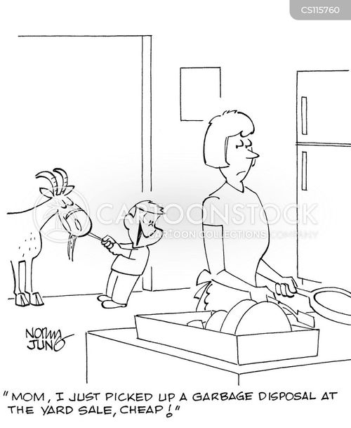 Garbage Disposal Cartoons and Comics - funny pictures from CartoonStock