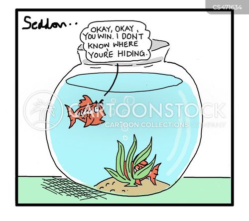 Hiding Spot Cartoons and Comics - funny pictures from CartoonStock