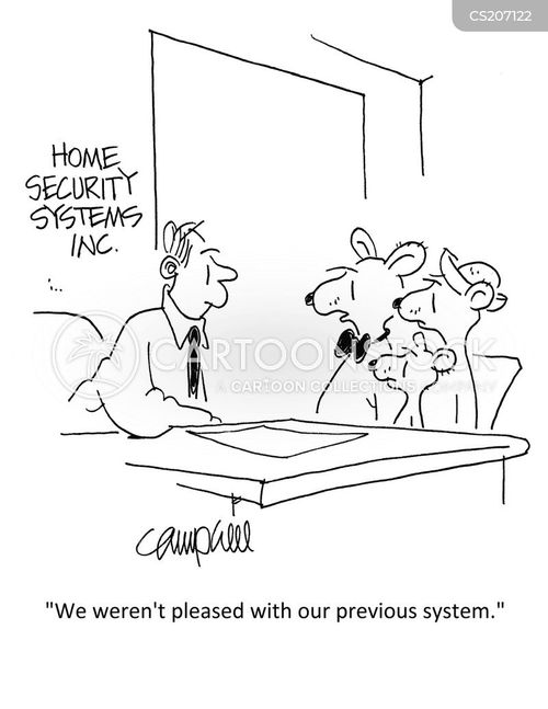 Home Invasion Cartoons and Comics - funny pictures from CartoonStock