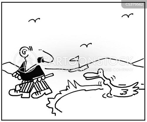 Golfers Ducking Cartoons and Comics - funny pictures from CartoonStock