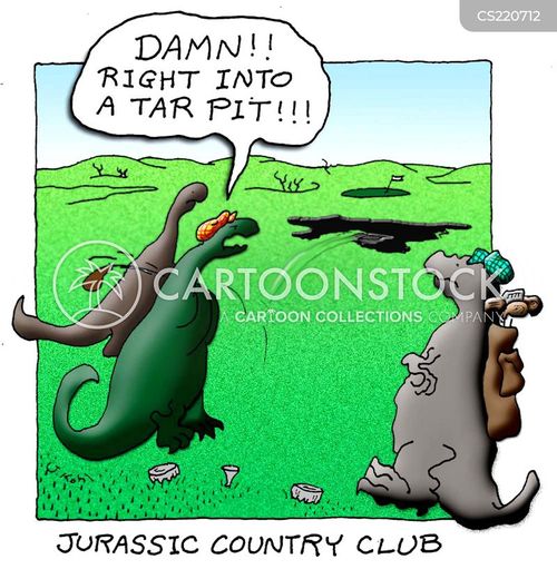 Tar Pit Cartoons and Comics - funny pictures from CartoonStock