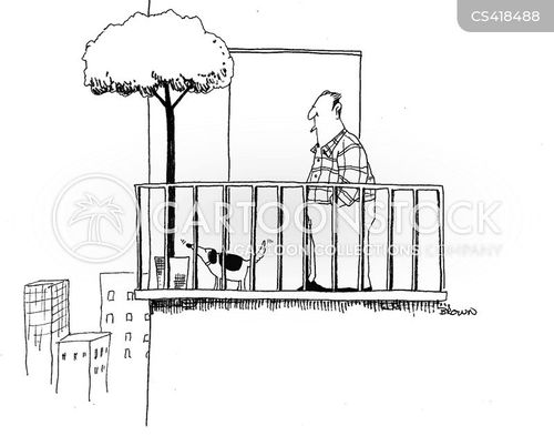Balcony Cartoons and Comics - funny pictures from CartoonStock