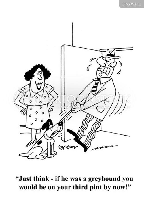 Greyhound Cartoons and Comics - funny pictures from CartoonStock