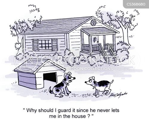 Outside Pet Cartoons and Comics - funny pictures from CartoonStock