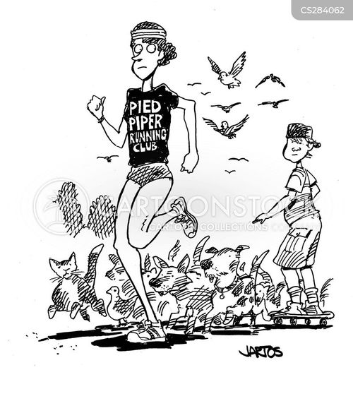 The Pied Piper Cartoons and Comics - funny pictures from CartoonStock