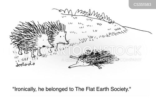 Flat Earth Cartoons and Comics - funny pictures from CartoonStock