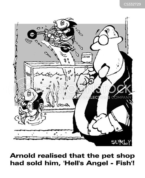 Hells Angel Cartoons and Comics - funny pictures from CartoonStock