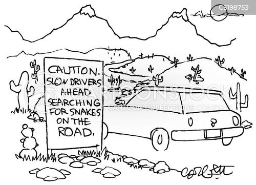 Slow Driver Cartoons and Comics - funny pictures from CartoonStock