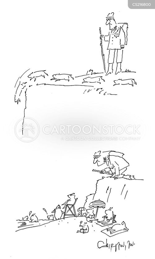 Stranded Hikers Cartoons and Comics - funny pictures from CartoonStock