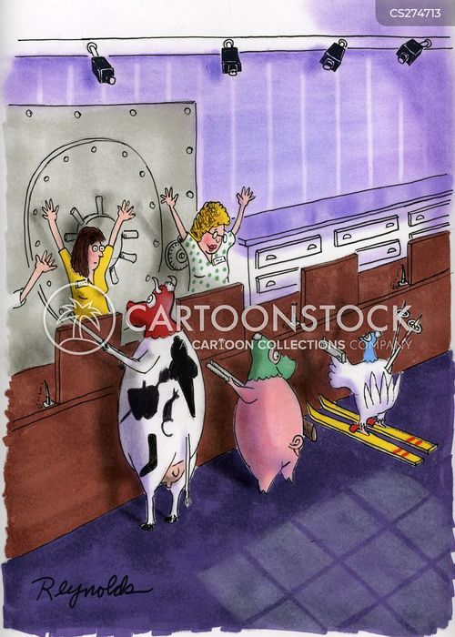 Attempted Robbery Cartoons and Comics - funny pictures from CartoonStock