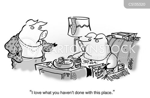 Filthy House Cartoons and Comics - funny pictures from CartoonStock