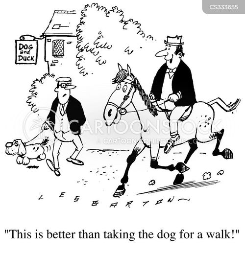 Walking Horse Cartoons and Comics - funny pictures from CartoonStock
