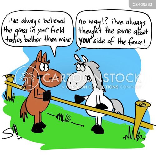 Grass Is Always Greener Cartoons and Comics - funny pictures from ...