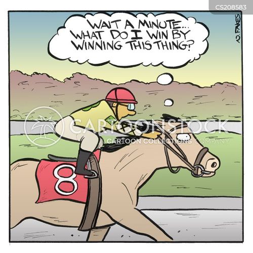 Horse Racer Cartoons and Comics - funny pictures from CartoonStock