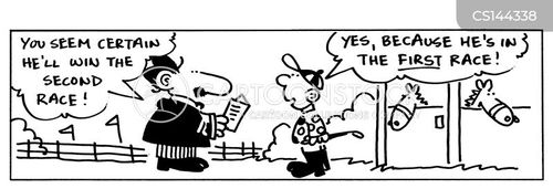 Slow Horse Cartoons and Comics - funny pictures from CartoonStock
